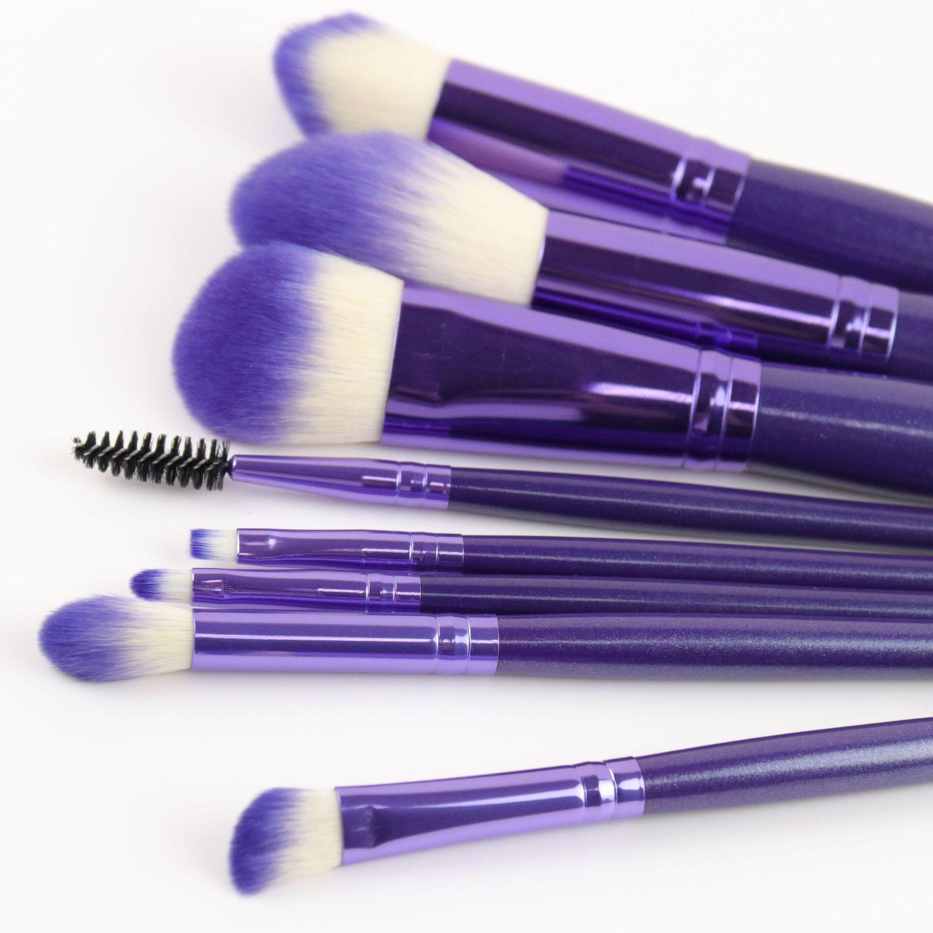 8pcs Purple Makeup Brushes Set ALS-6239 - AMZ Cosmetic
